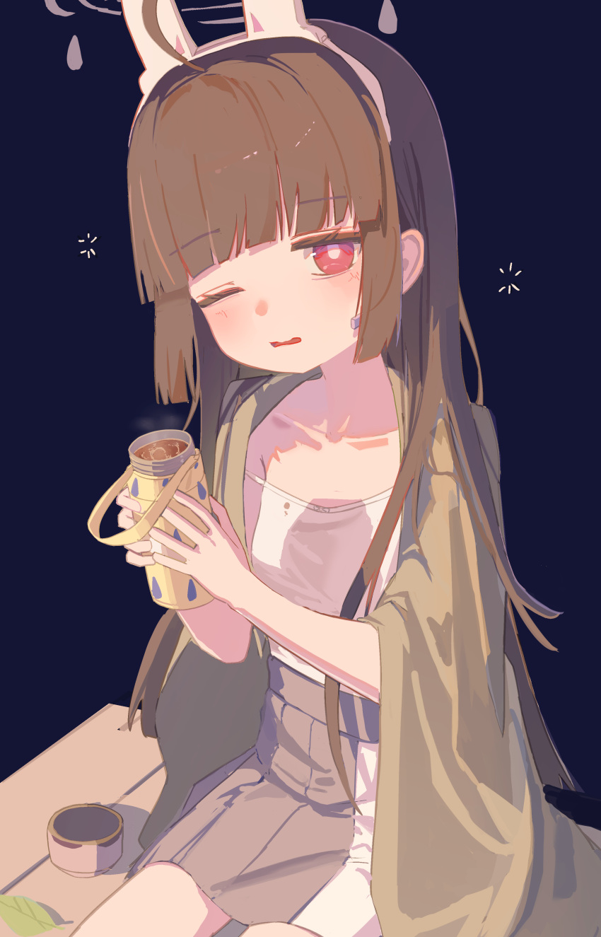 Safebooru - 1girl absurdres animal ears black hair blue archive blunt ...