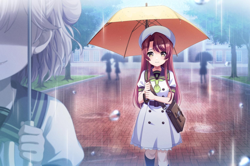 Safebooru - brown eyes brown hair d4dj dress kasuga haruna long hair | 5316942