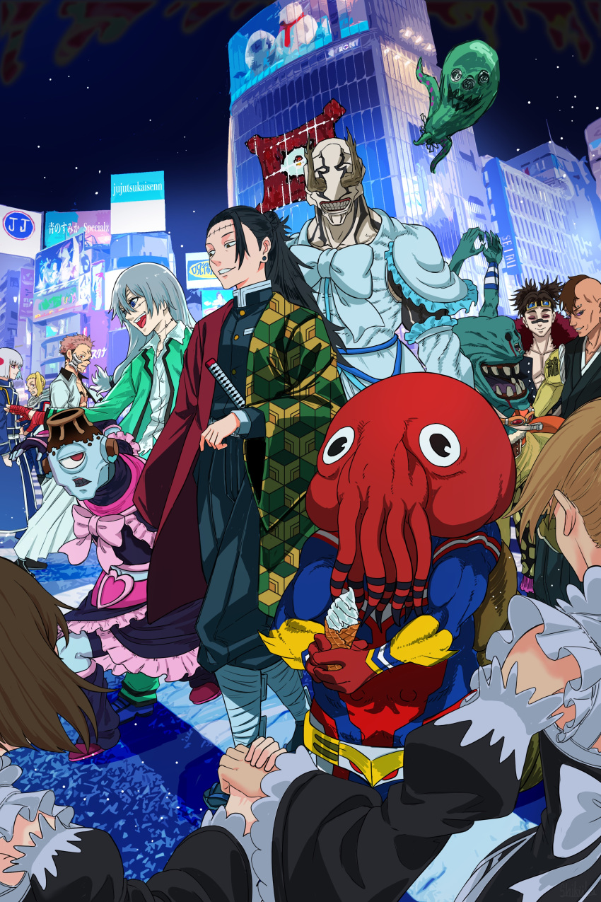 Safebooru - 6+boys absurdres all might all might (cosplay) amestris ...