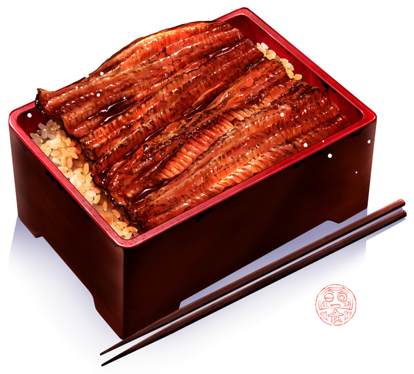 Safebooru - absurdres chopsticks fish (food) food food focus grilled ...