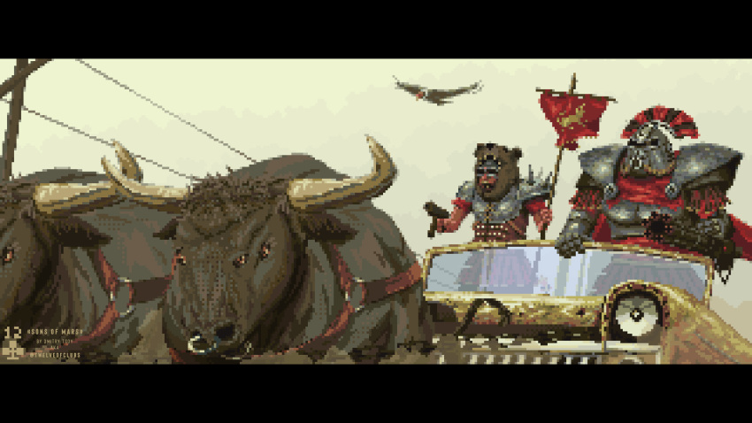Safebooru - animal hood animated animated gif armor aseprite (medium ...