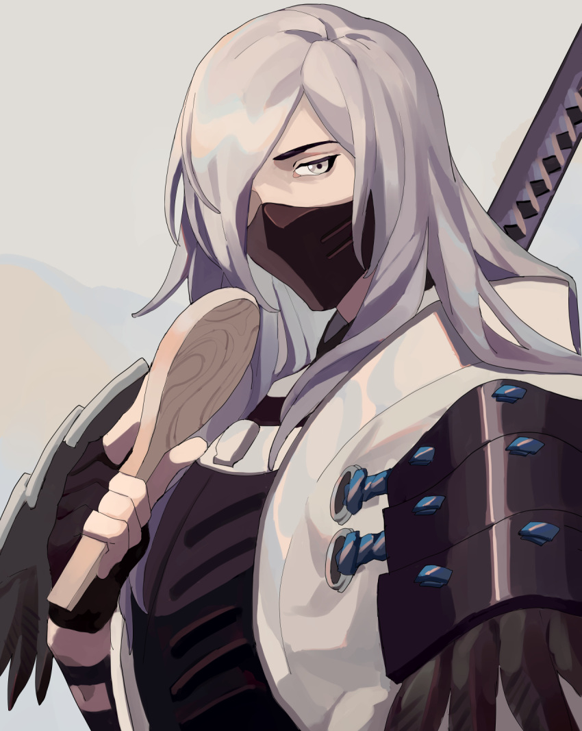 Safebooru - 1boy akechi mitsuhide (sengoku basara) black feathers black ...