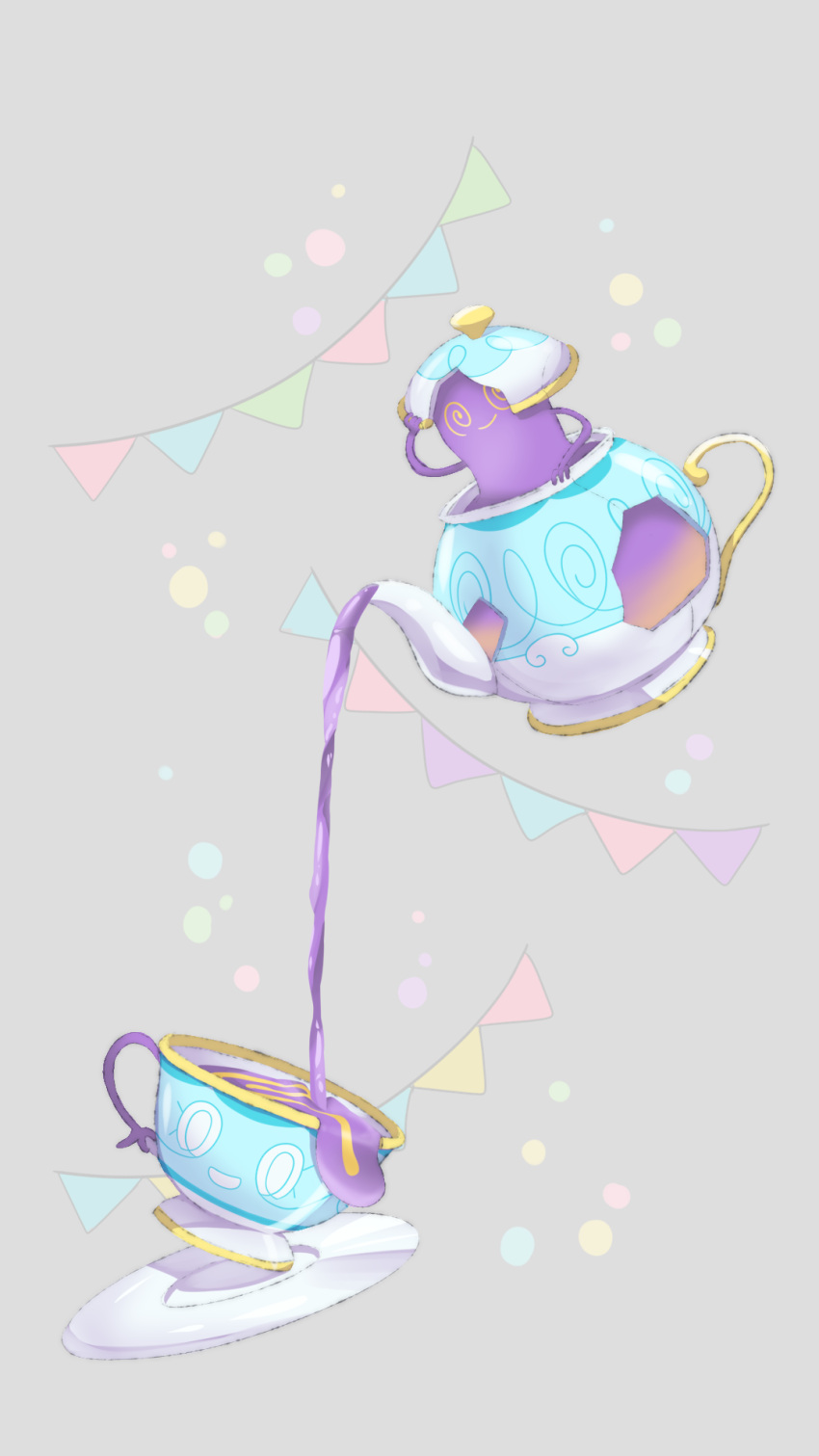 Safebooru - @ @ closed mouth cup evolutionary line eyelashes full body ...