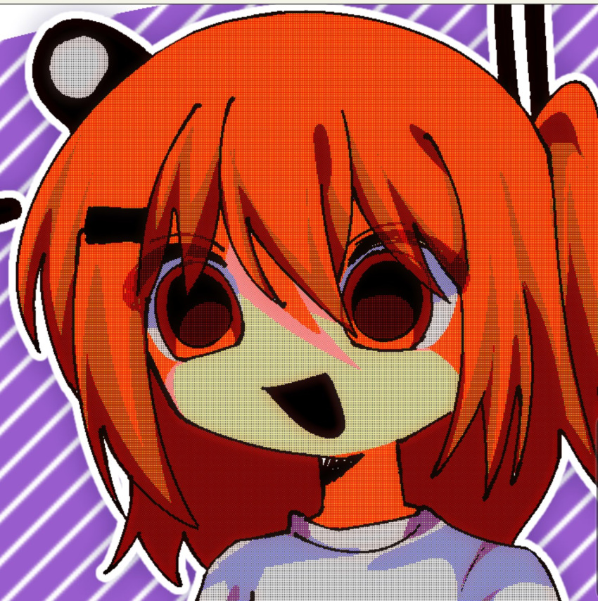 Safebooru - 1girl a.i. voice adachi rei cropped dithering hair ornament ...