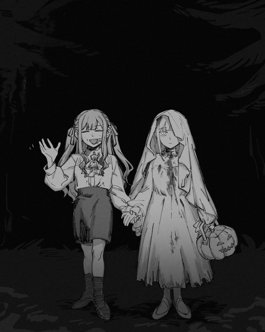 Safebooru - 2girls absurdres arm up ascot bang dream! bang dream! it's ...