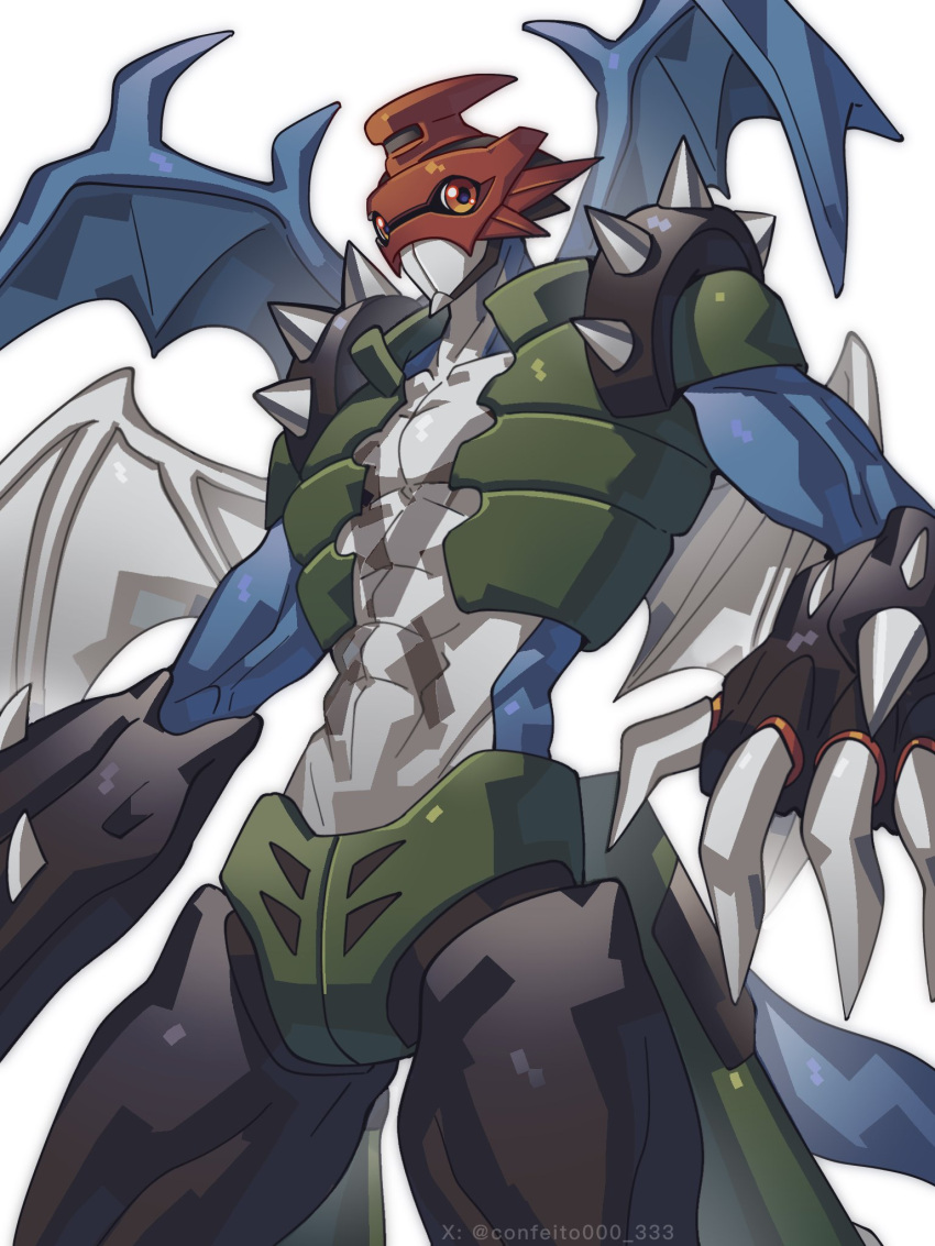 Safebooru - blue skin blue wings colored skin confeito000 333 cowboy ...