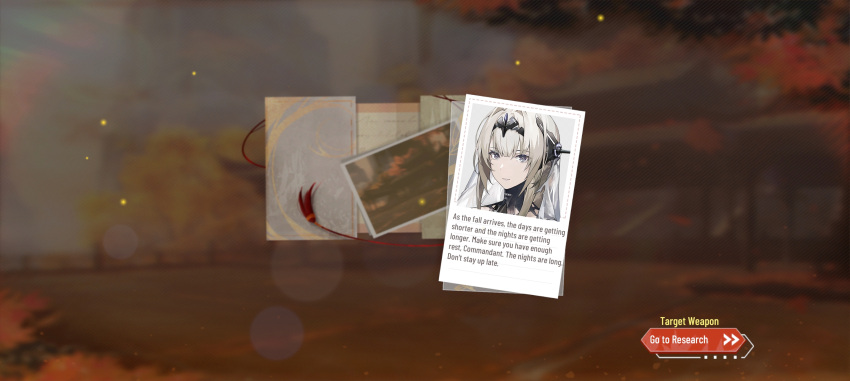 Safebooru - 1girl autumn autumn leaves bianca: stigmata (pgr) bianca ...