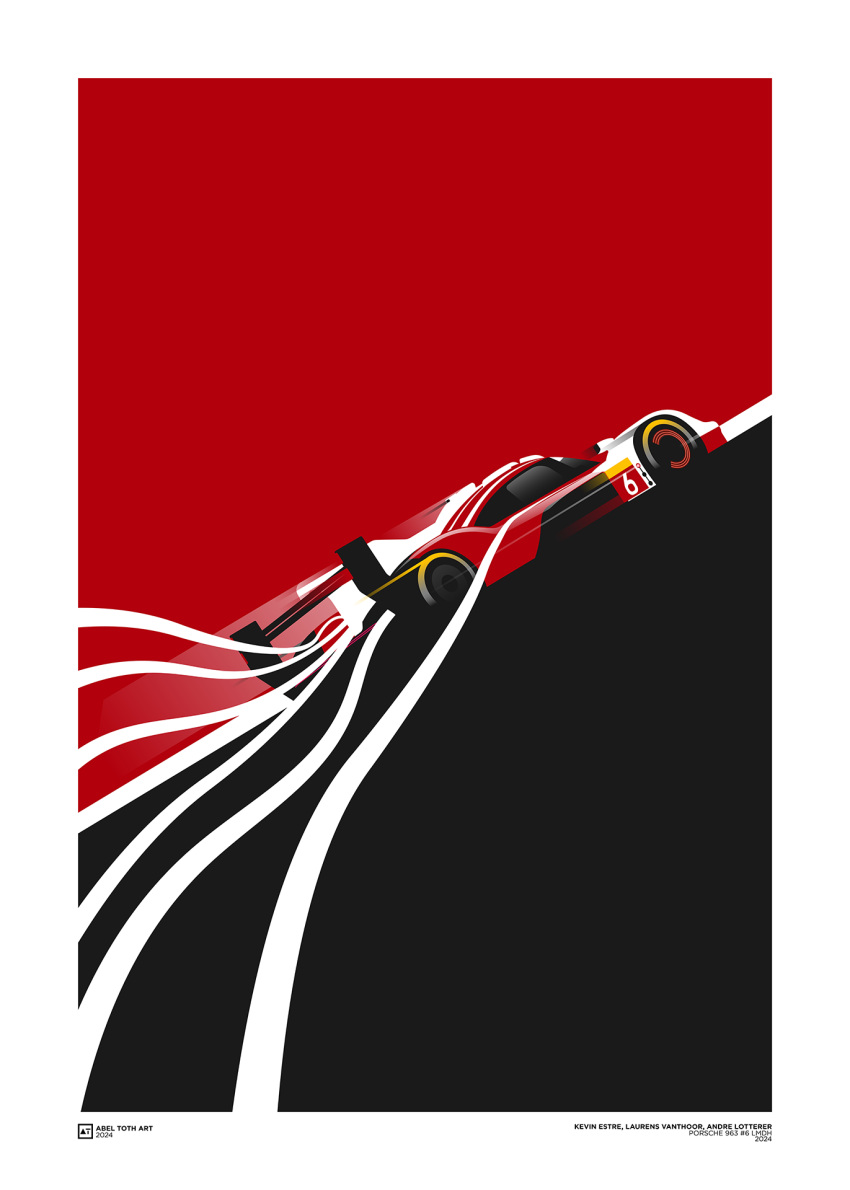 Safebooru - 2024 abel toth artist name border car highres le mans ...