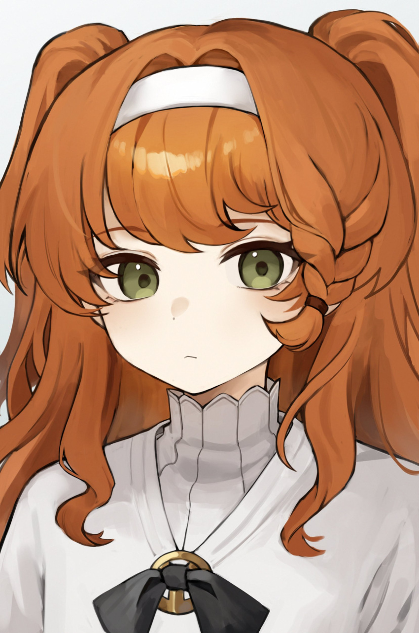 Safebooru - 1girl absurdres aged down asymmetrical sidelocks black bow black bowtie bow bowtie ...