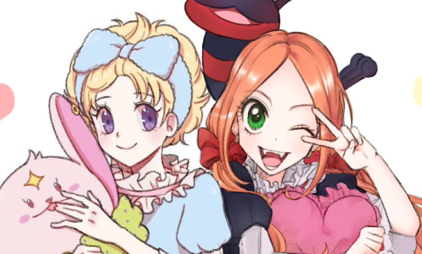 Safebooru - 2girls blanca (sugar sugar rune) blonde hair chocolat ...