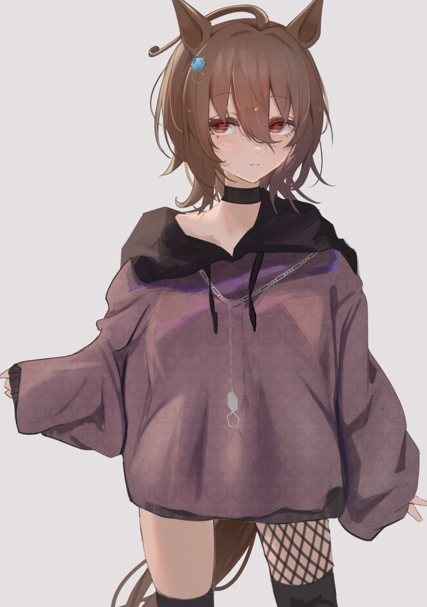 Safebooru - 1girl absurdres agnes tachyon (umamusume) ahoge animal ears black choker black ...