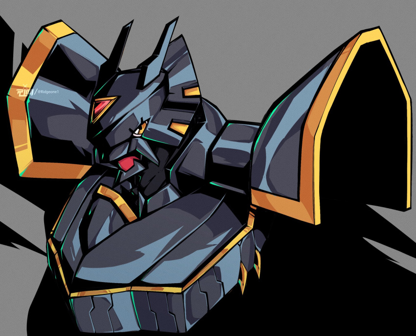 Safebooru - alphamon armor black armor digimon digimon (creature ...