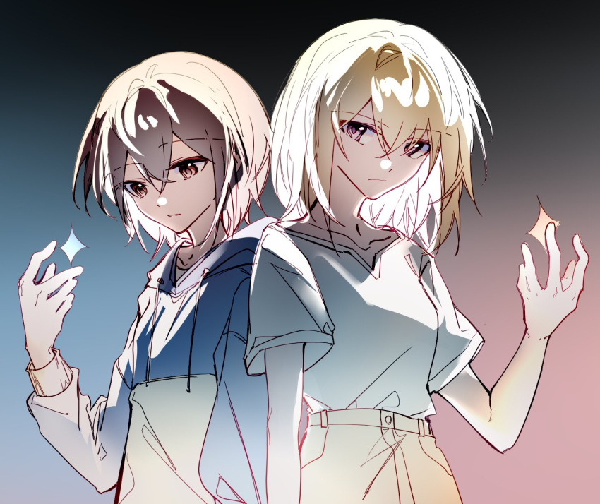 Safebooru - 2girls bang dream! bang dream! it's mygo!!!!! blonde hair blue hoodie brown eyes ...