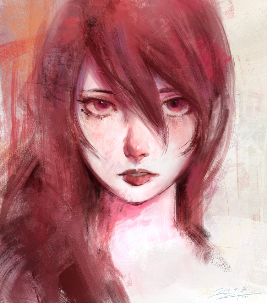 Safebooru - 1girl absurdres close-up hair between eyes highres kirijou ...