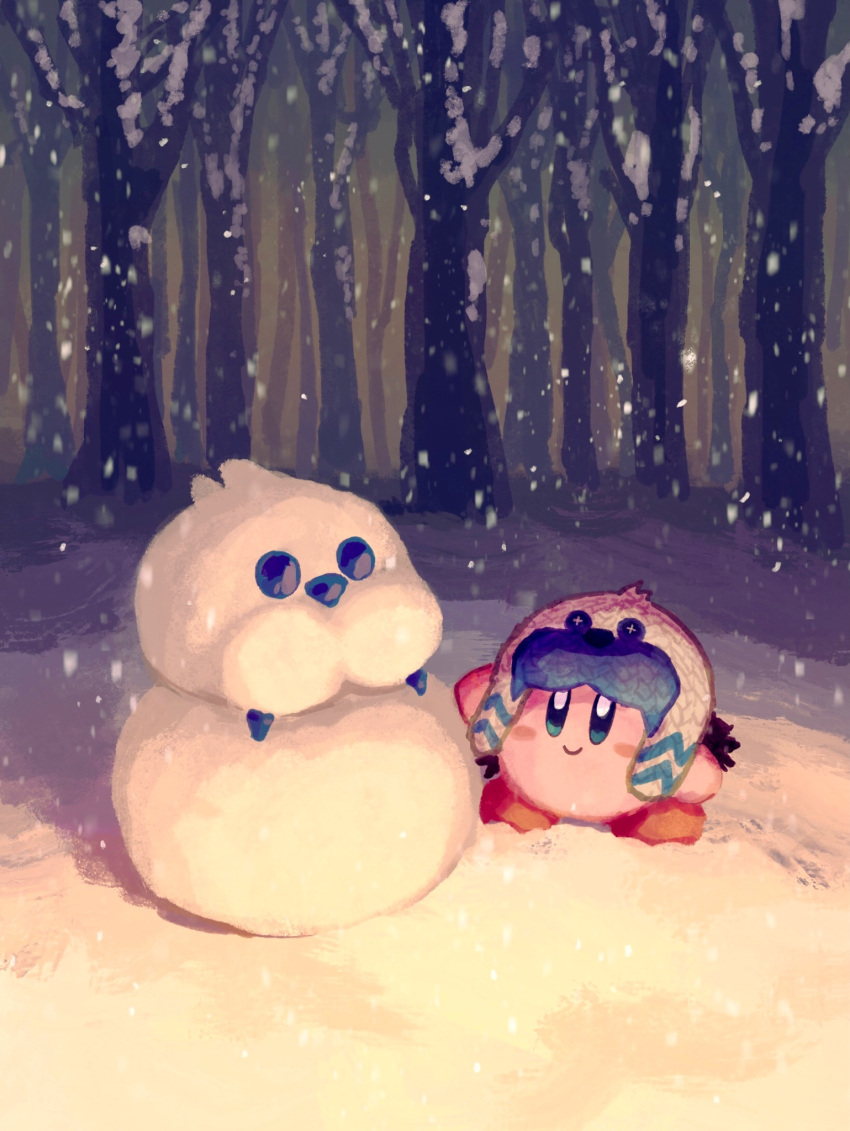 Safebooru - 2others aruco co forest highres ice kirby kirby kirby ...
