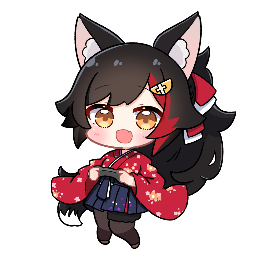 Safebooru - 1girl animal ear fluff animal ears black hair black ...