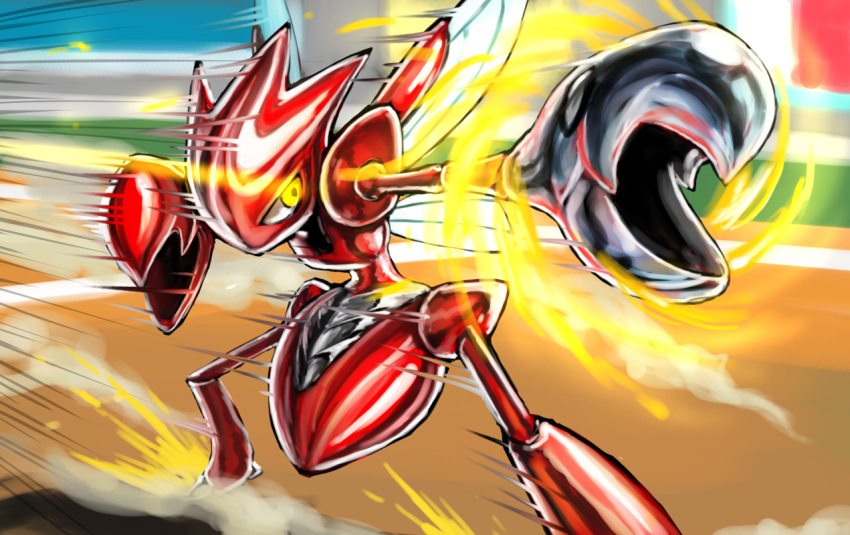 Safebooru - animal focus bullet punch (pokemon) commentary request ...