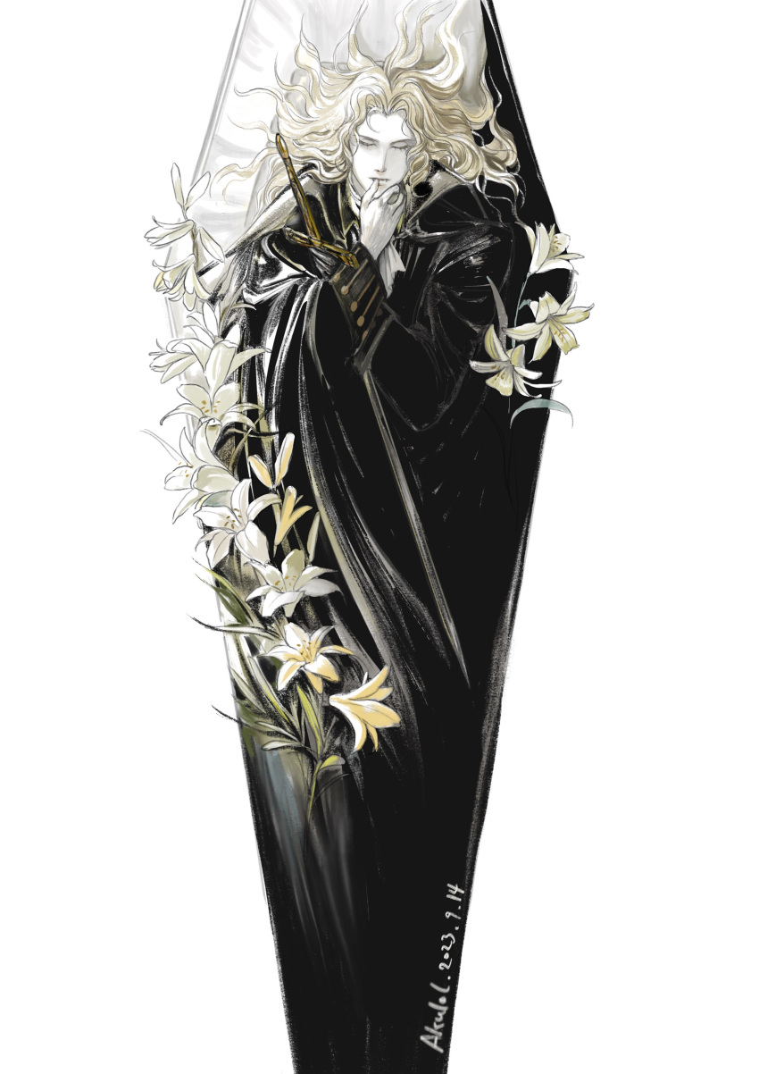 Safebooru - 1boy absurdres akulolstyseal alucard (castlevania) ascot ...