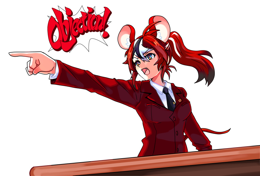 Safebooru - 1girl absurdres ace attorney animal ears black hair black ...