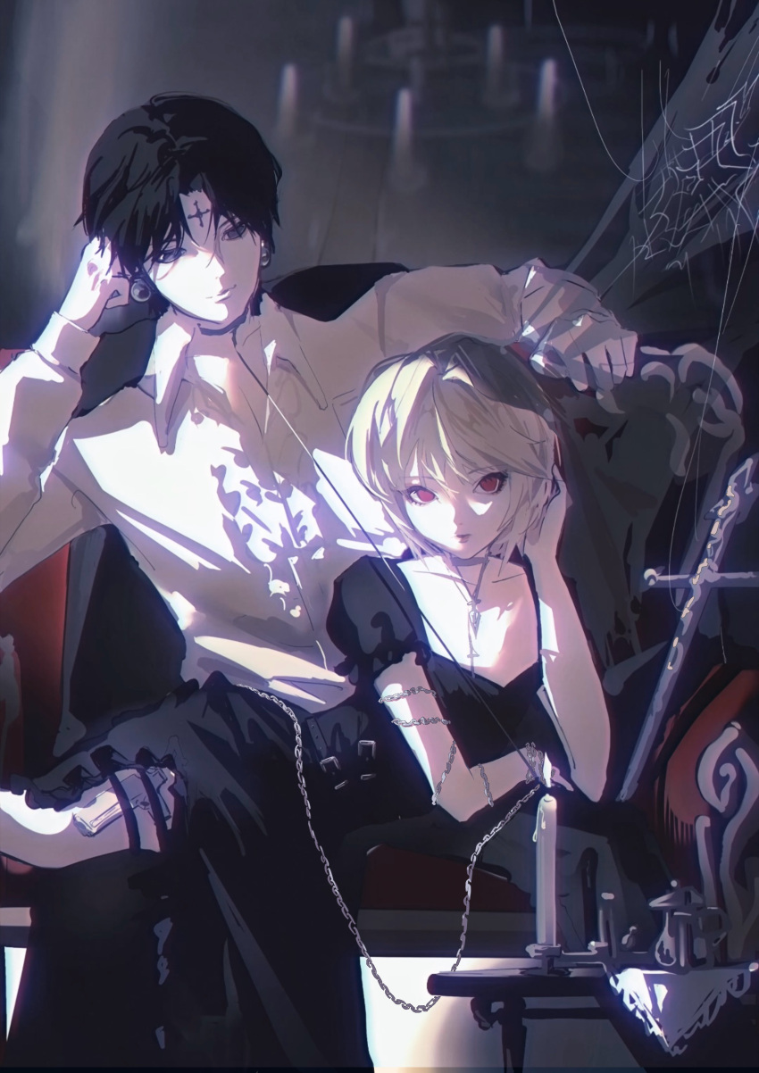 Safebooru - absurdres chrollo lucilfer highres hunter x hunter kurapika ...