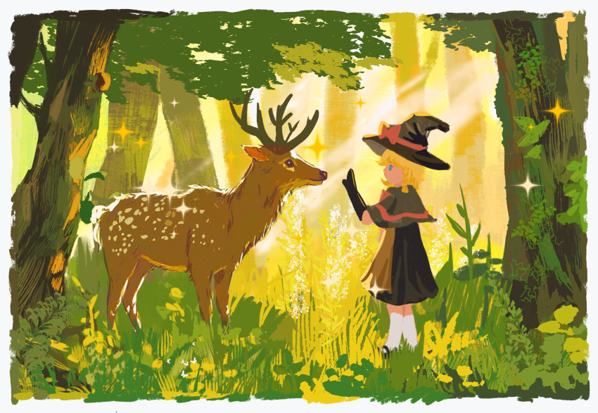 Safebooru - 1girl apron artist request black capelet black gloves black ...