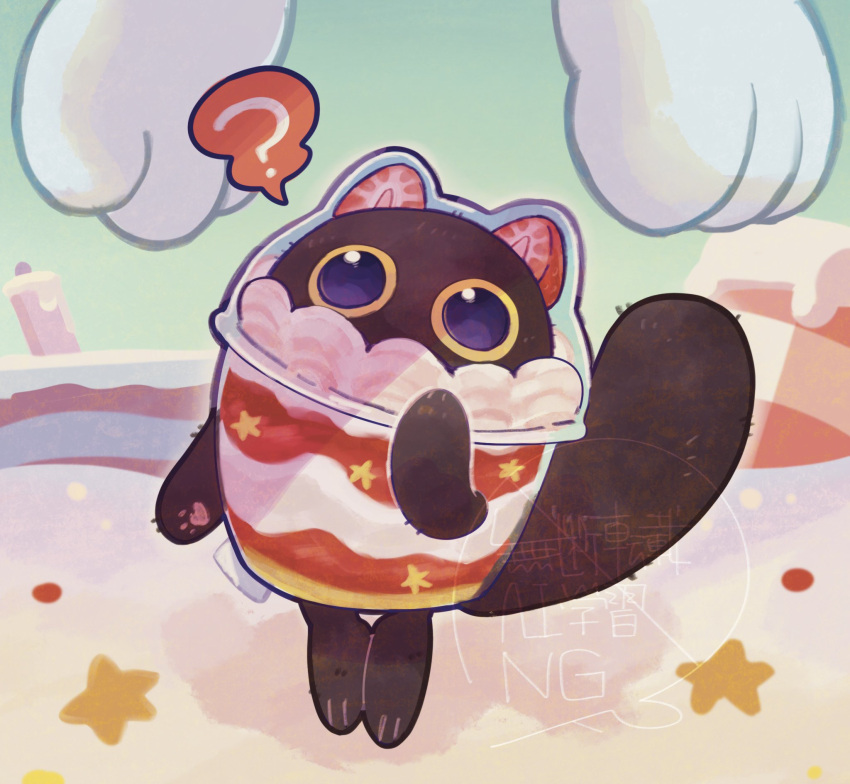 Safebooru - animal hands black cat cat cat paws commentary request cup cupsie yummy duel monster ...