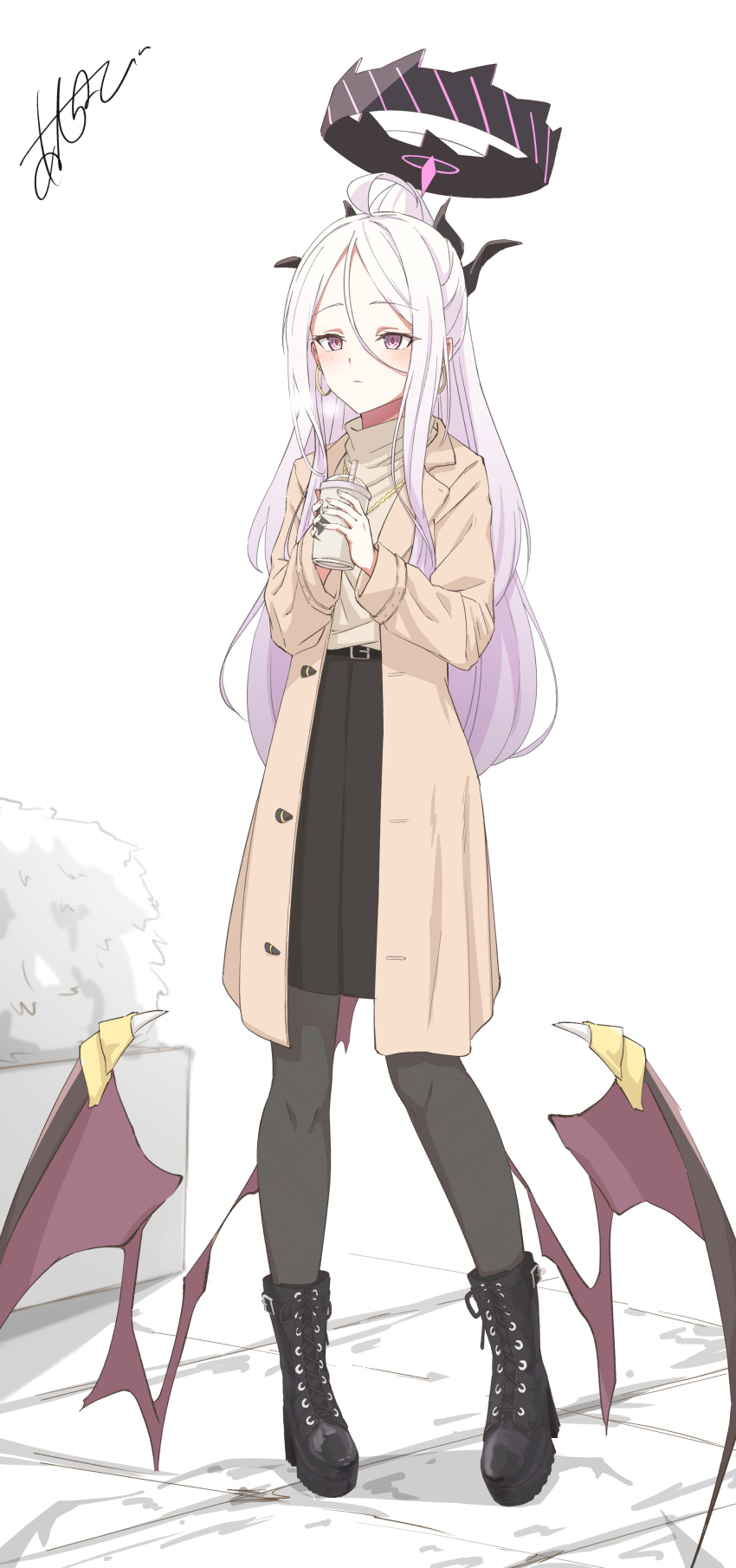 Safebooru - 1girl absurdres alternate costume alternate hairstyle anchobi black boots black ...