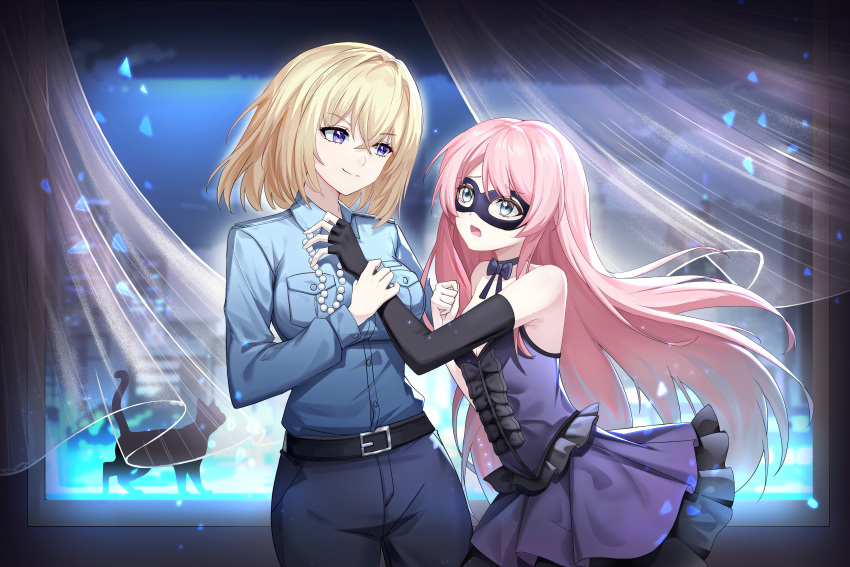 Safebooru - 2girls absurdres artist request bang dream! bang dream! it's mygo!!!!! belt black ...