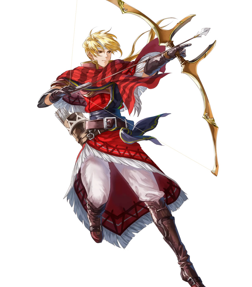Safebooru - 1boy arrow belt blonde hair boots bow (weapon) brown eyes fire emblem fire emblem ...