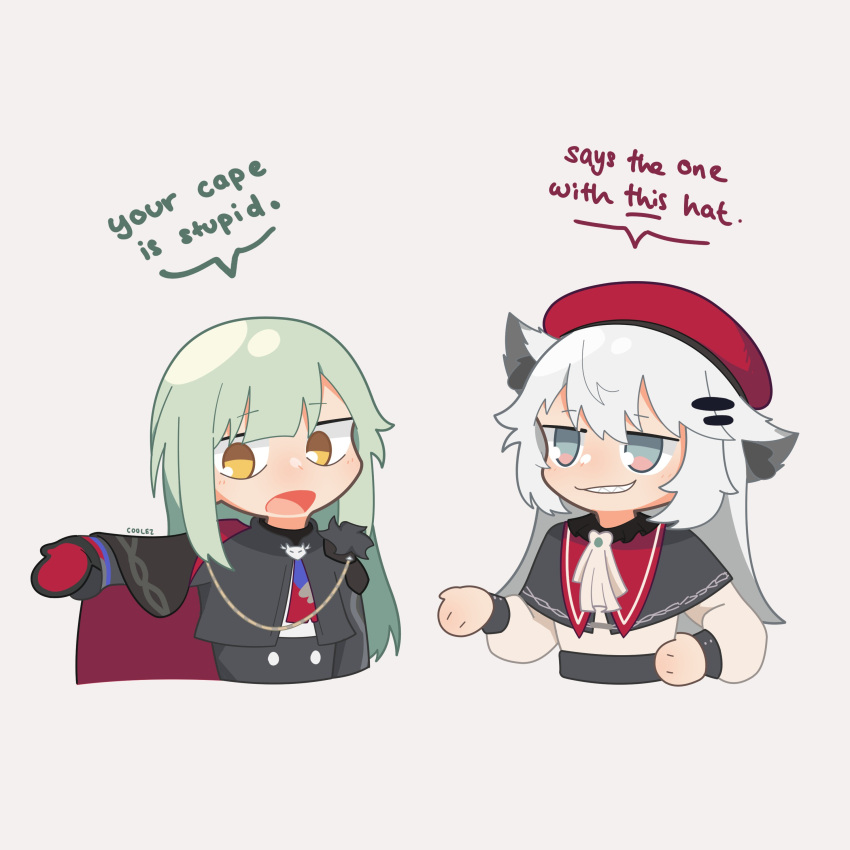 Safebooru - 2girls absurdres animal ears arknights ascot bang dream! bang dream! it's mygo ...