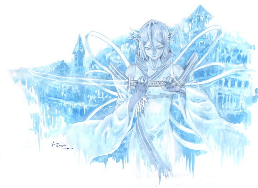 Safebooru - 1girl 2014 absurdres bankai bleach bleach: sennen kessen ...