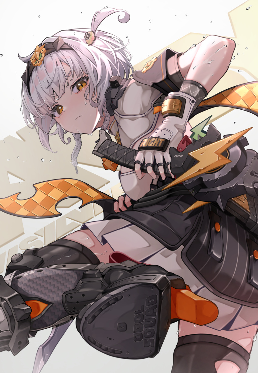 Safebooru - 1girl absurdres anby demara anby demara (silver soldier) black hairband black ...