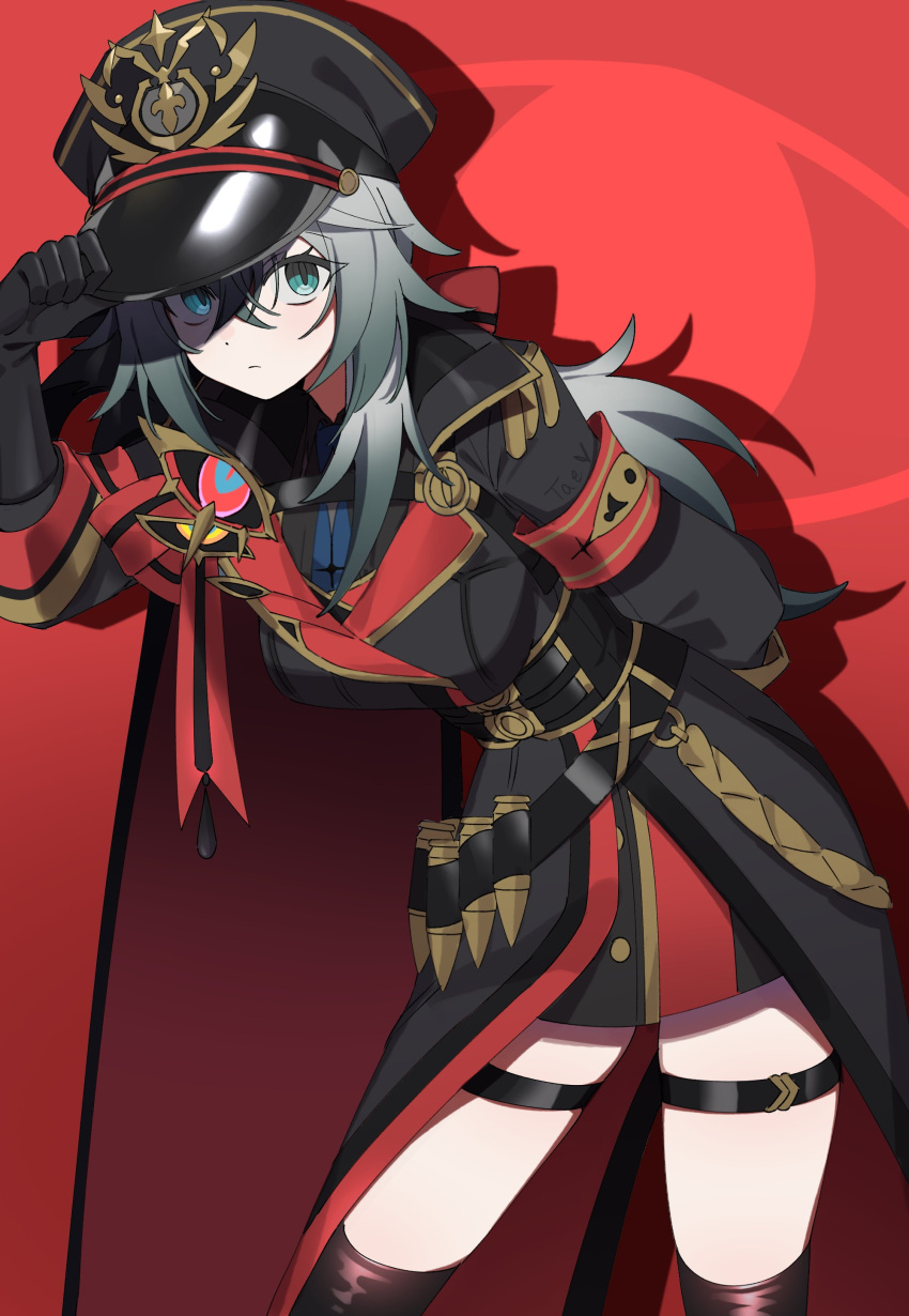 Safebooru - 1girl absurdres alternate costume armband black coat black gloves black survival ...