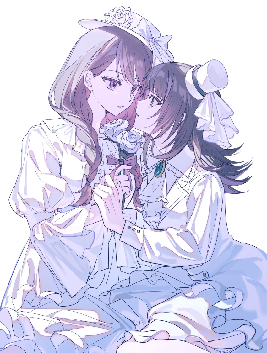 Safebooru - 2girls absurdres ascot bang dream! bang dream! it's mygo!!!!! black hair blue brooch ...