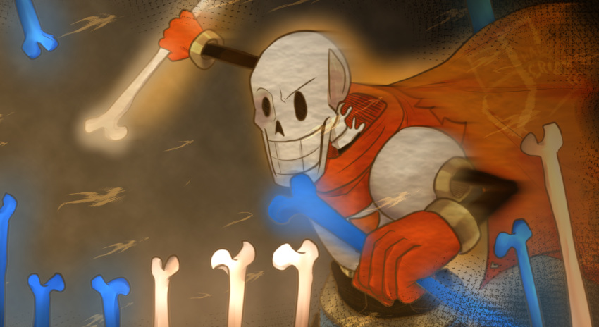 Safebooru - 1boy 2017 2d armor blue shorts bone clip studio paint ...