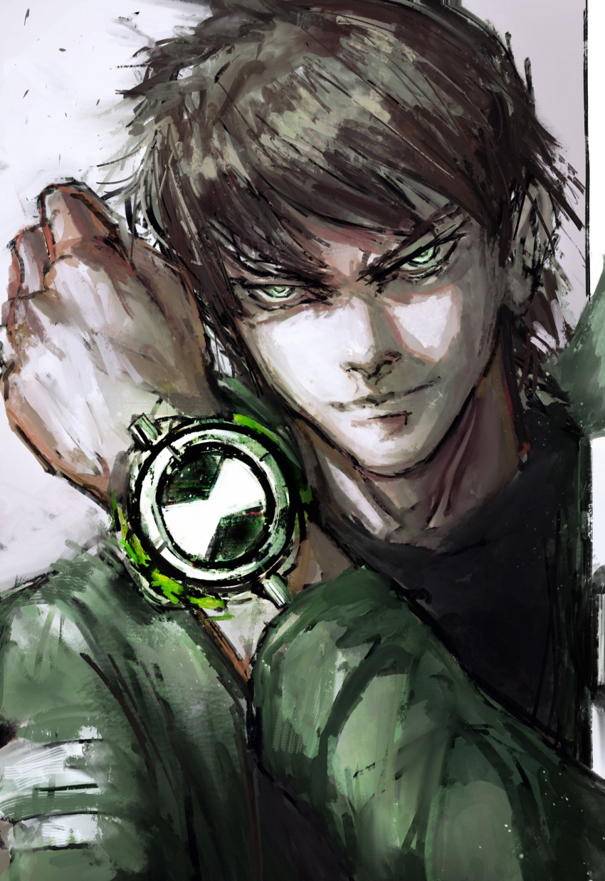 Safebooru - 1boy ben 10 ben 10: alien force ben tennyson brown hair ...
