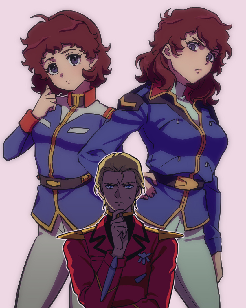 Safebooru - 1boy 1girl age progression amuro ray blonde hair blue eyes ...
