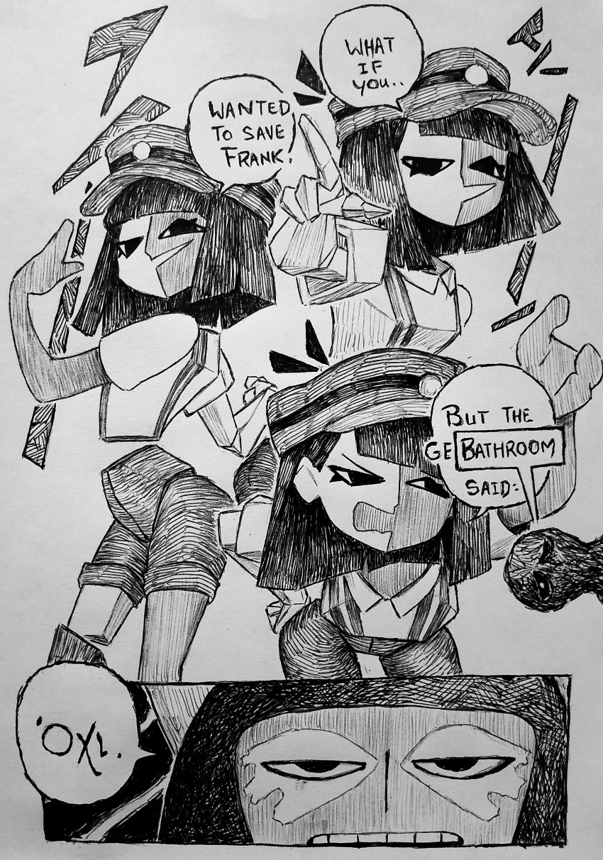 Safebooru - absurdres black hair blunt bangs bob cut chronozbergh ...