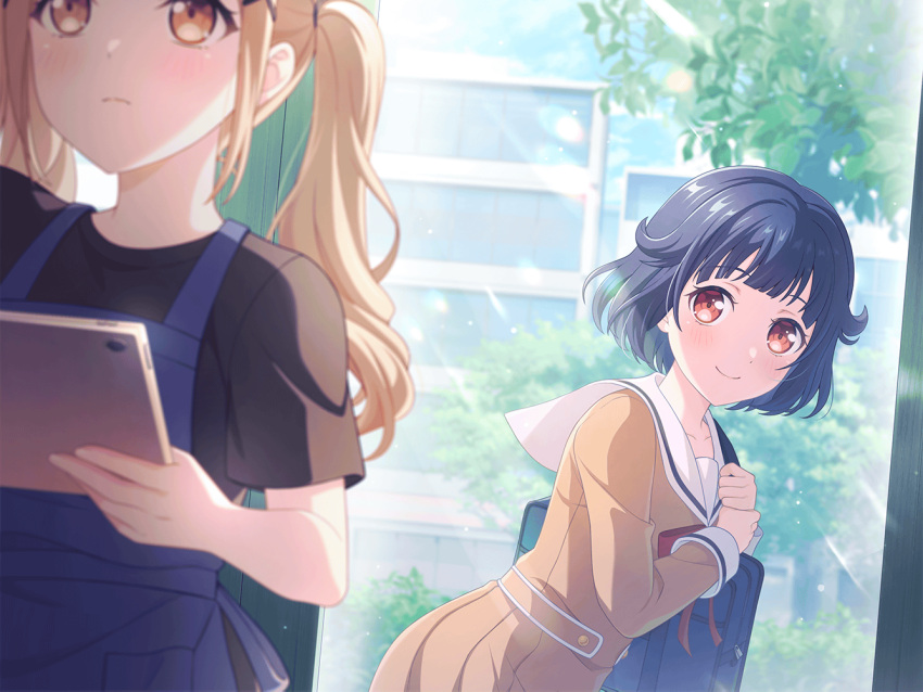 Safebooru - bang dream! black hair dress red eyes short hair ushigome rimi | 5778138