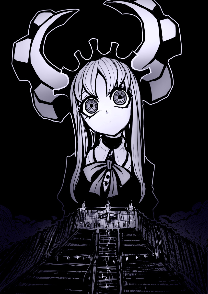 Safebooru - 1girl absurdres deus ex maki-chan dress expressionless ...