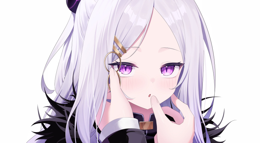 Safebooru - 1boy 1girl absurdres black coat blue archive blush chcc331899 coat demon girl demon ...