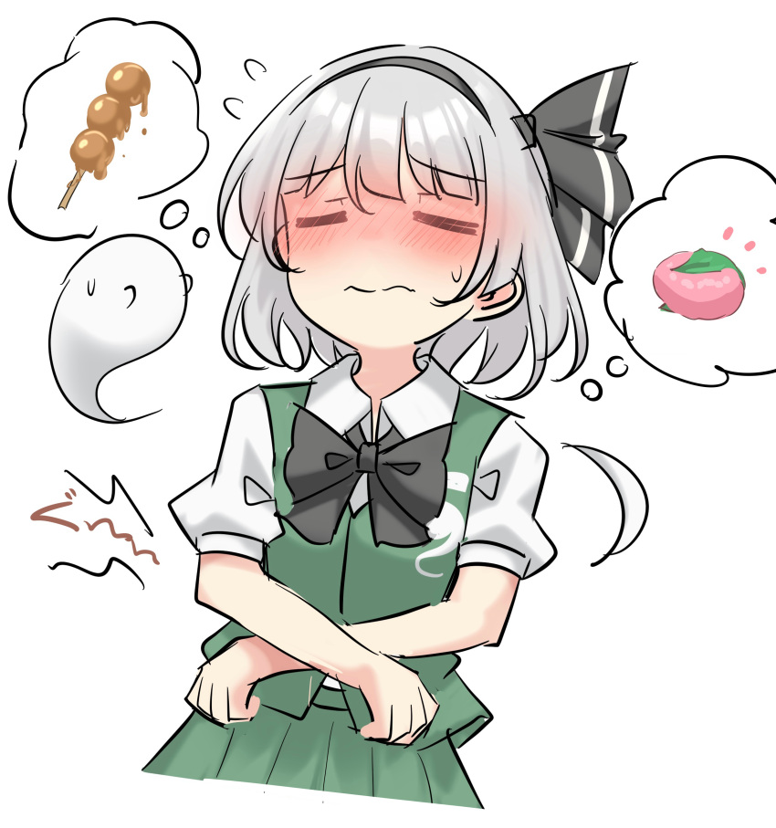 Safebooru - 1girl absurdres blush bow bowtie closed eyes commentary ...