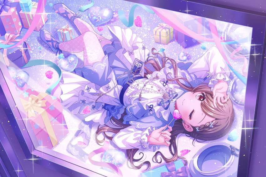 Safebooru - brown eyes brown hair d4dj dress long hair yamate kyouko | 5778220