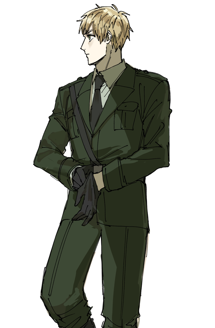 Safebooru - 1boy absurdres axis powers hetalia belt black belt black gloves blonde hair breast ...