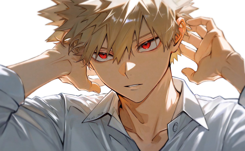 Safebooru - 1boy bakugou katsuki blonde hair boku no hero academia ...