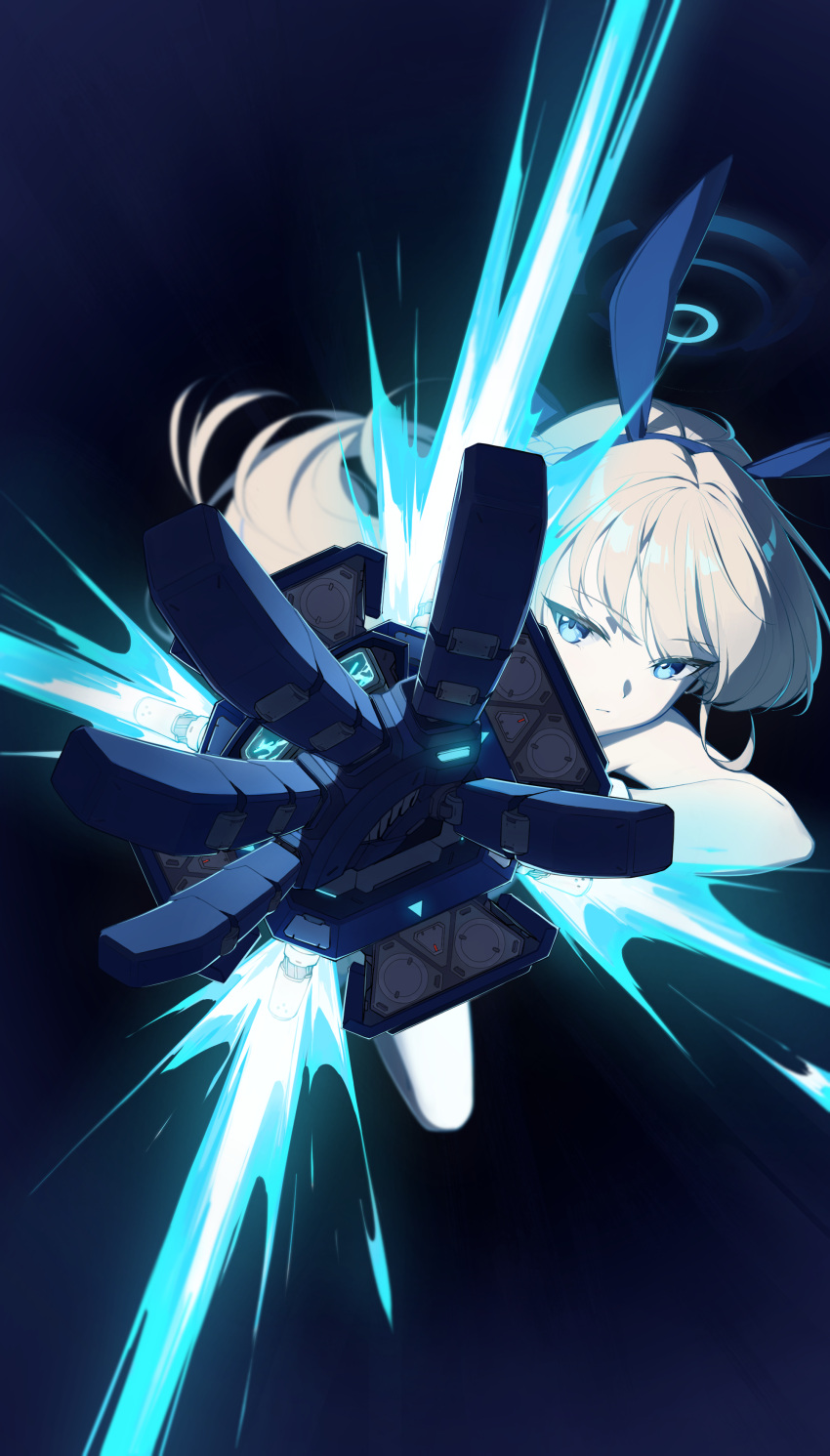 Safebooru - 1girl absurdres animal ear hairband animal ears blonde hair blue archive blue eyes ...