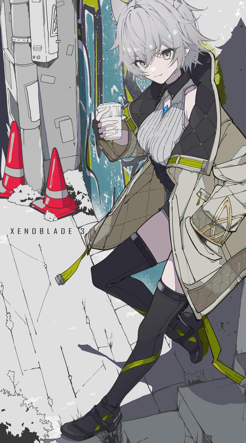 Safebooru - 1girl absurdres animal ears black boots black gloves black shorts boots breasts cat ...