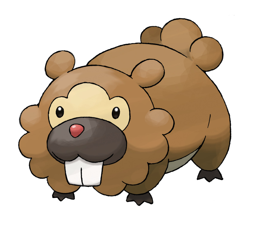 Safebooru - :3 animal focus bidoof buck teeth full body highres no ...