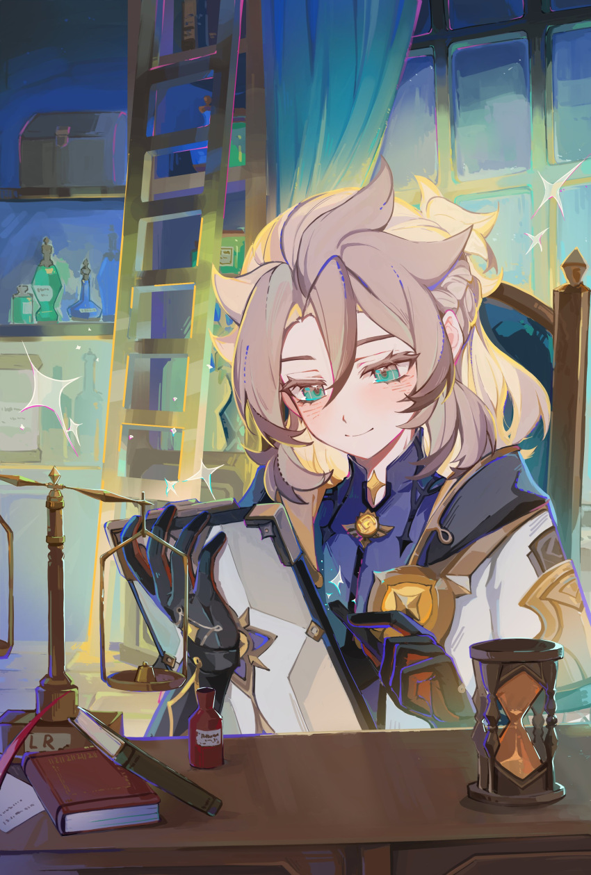 Safebooru - 1boy 986622515 absurdres albedo (genshin impact) aqua eyes ...