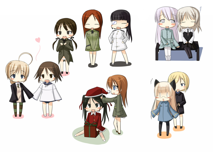 Safebooru - charlotte e yeager chibi eila ilmatar juutilainen erica ...